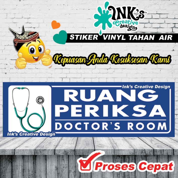 Jual Stiker Ruang Periksa - Rumah Sakit - Ruangan Medis - Klinik ...