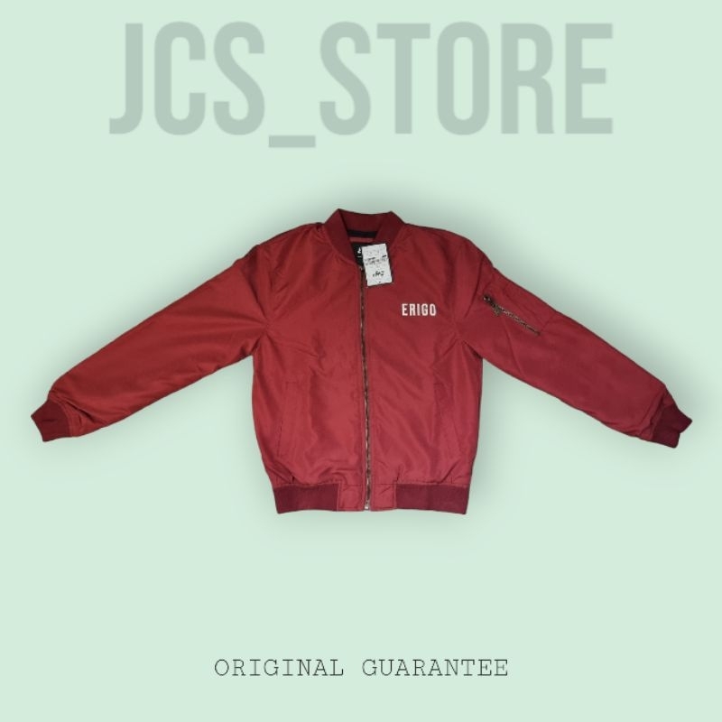 Jual ERIGO BOMBER KOTOBA MAROON | Shopee Indonesia