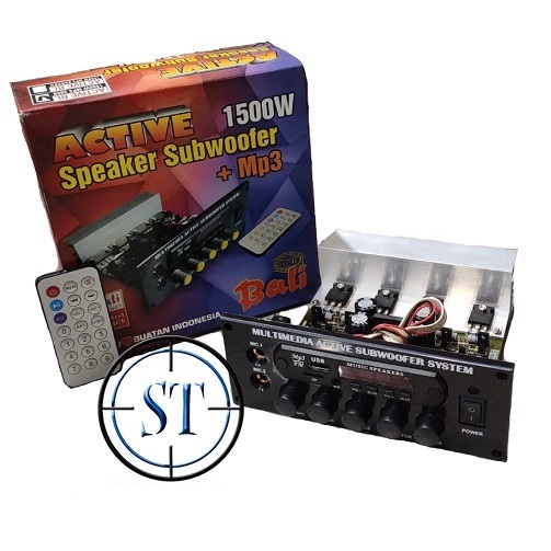 Jual Kit Amplifier Speaker Active Aktip 1500W PMPO Stereo Multimedia ...