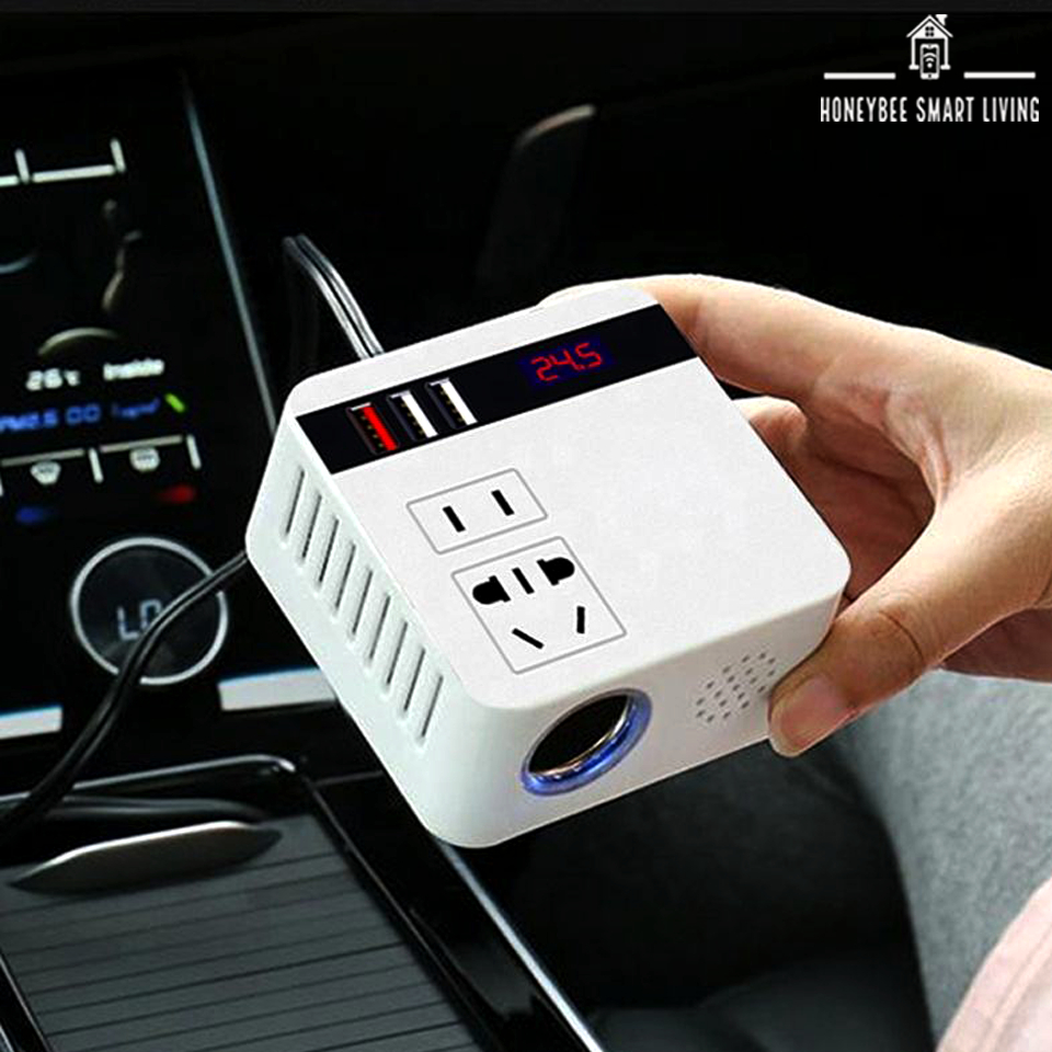 Jual Adaptor Lighter Converter Lighter Socket Charger Mobil DC to AC ...