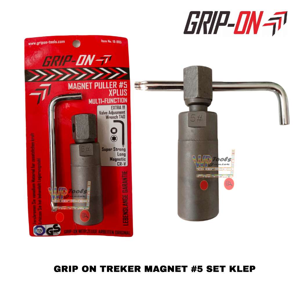 Jual GRIP ON TREKER MAGNET NO 5 SET KUNCI L T40 STEL KLEP MAGNET PULLER ...
