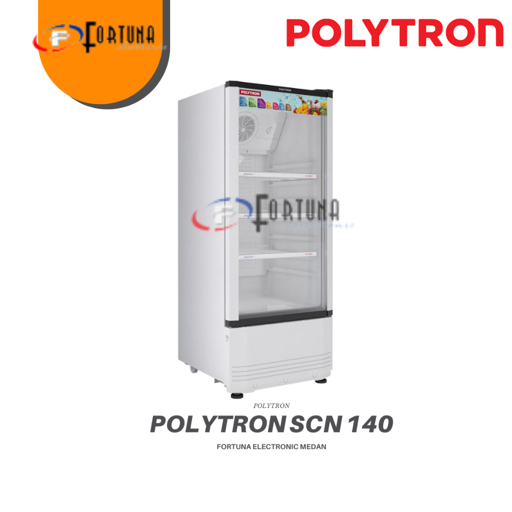Jual SHOWCASE POLYTRON 3 RAK SCN 140/SCN140 DISPLAY COOLER MEDAN ...