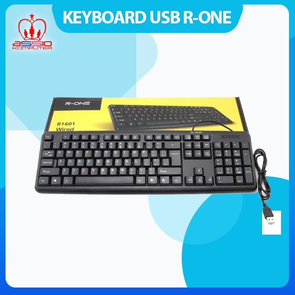 Jual Keyboard Kabel Usb R-One Untuk PC Komputer | Shopee Indonesia