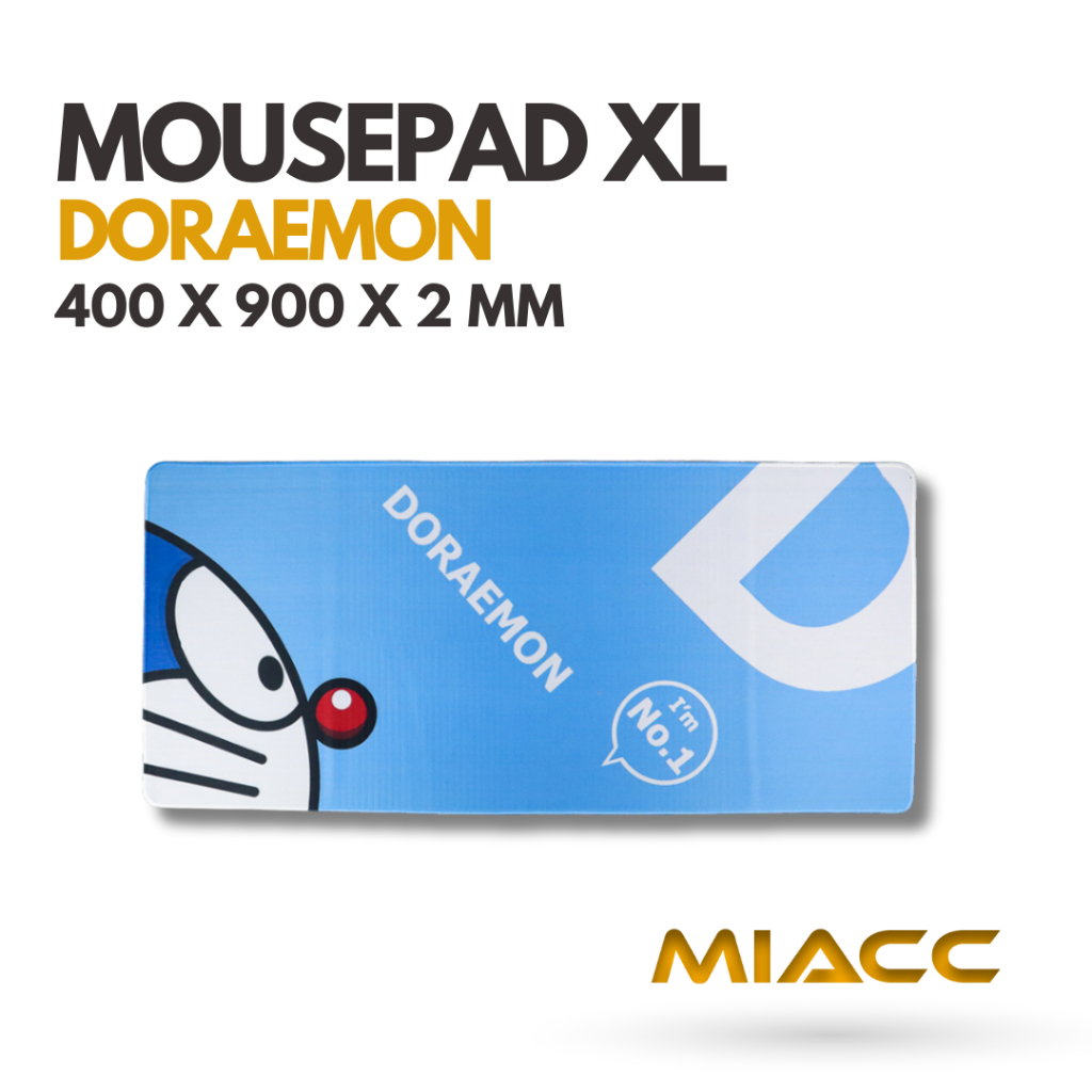 Jual MOUSEPAD Doraemon Gaming Mouse Pad XL Desk Matx 400x900x2mm MP006 ...