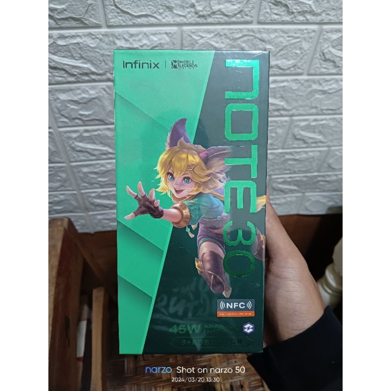 Jual Infinix note 30 8/256 segel garansi resmi norepack 8/256gb ...