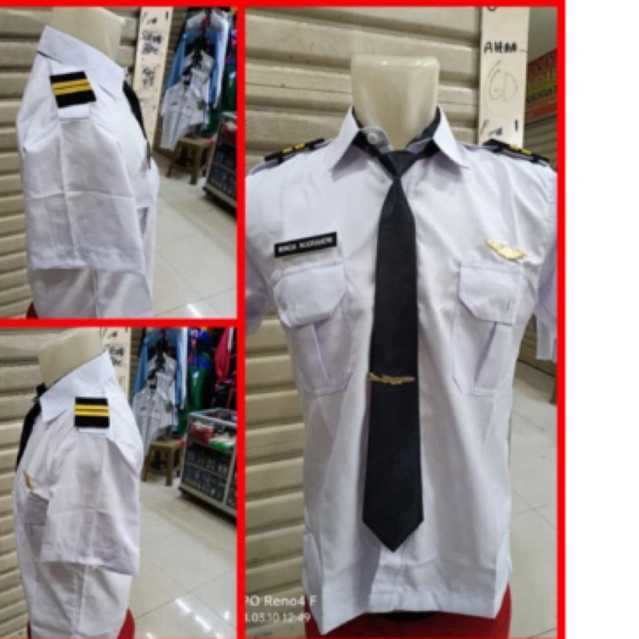 Jual seragam pilot/ baju pilot lengkap | Shopee Indonesia