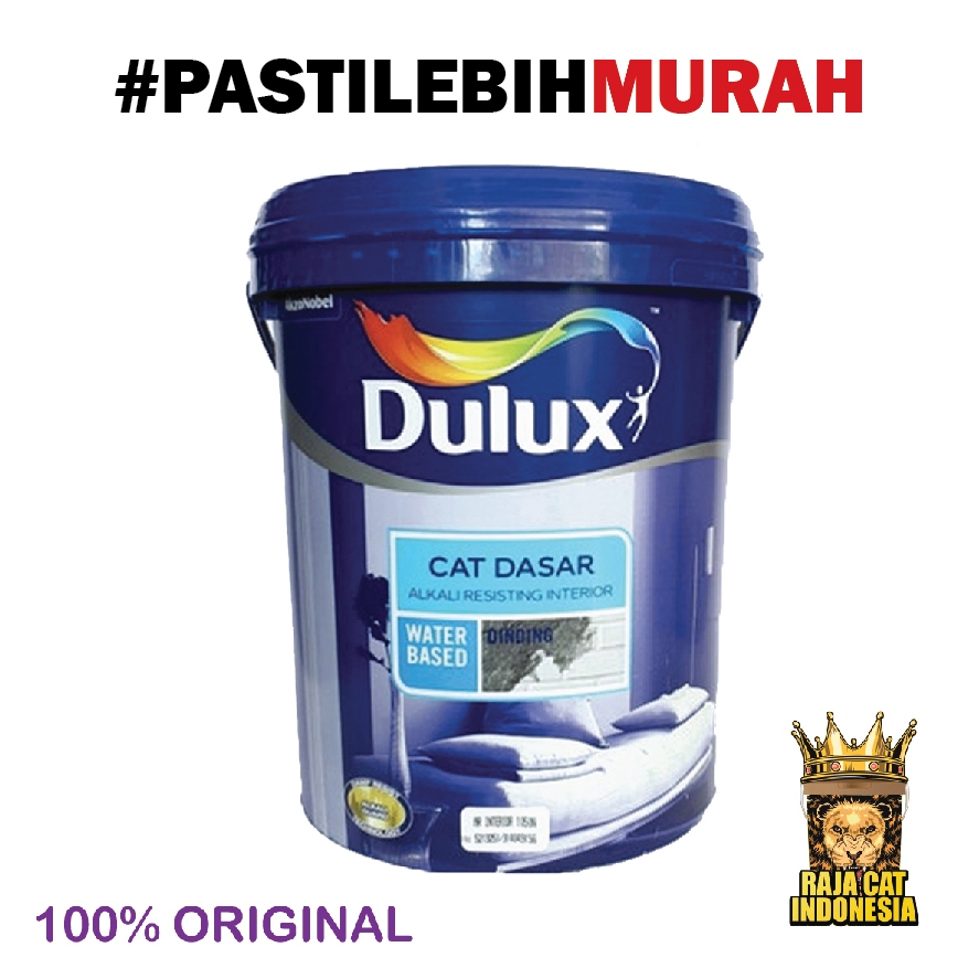 Jual Cat Dasar Tembok Interior Dulux Alkali Resisting Primer Putih 20 Liter | Shopee Indonesia