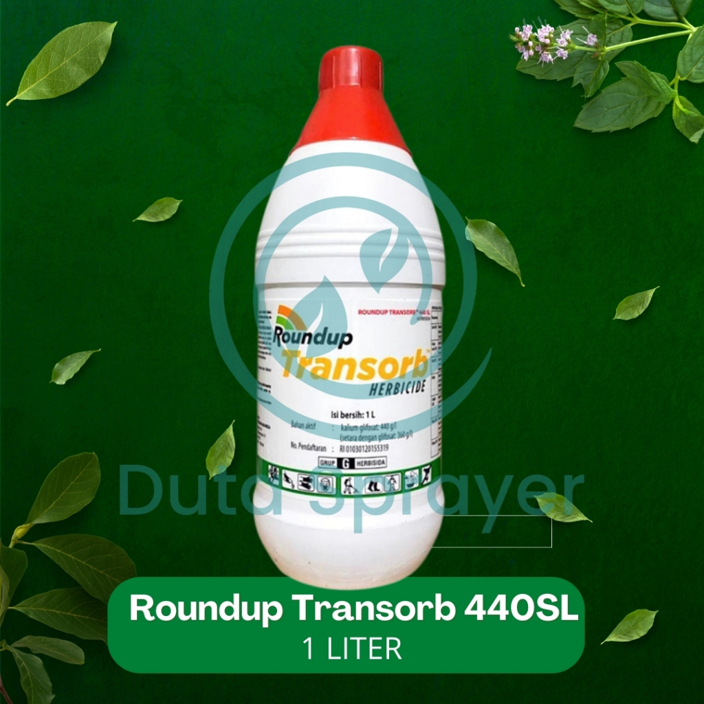 Jual Roundup Transorb 440 SL 1L round up Herbisida Pembasmi Rumput 1 ...