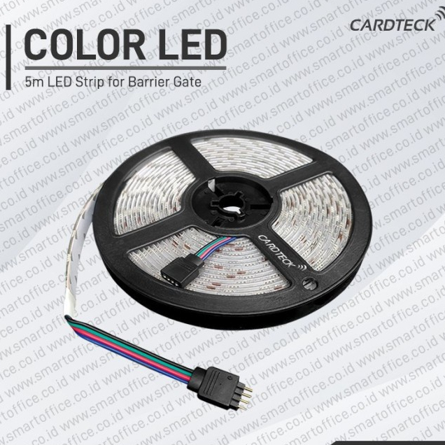 Jual 5M Color Led Strip Lampu Palang Barrier Gate Portal Otomatis Mx50 ...