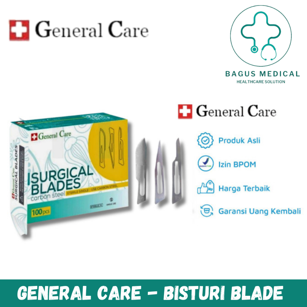 Jual GENERAL CARE - Bisturi Blade / Pisau Bedah Bisturi/ surgical Blade ...