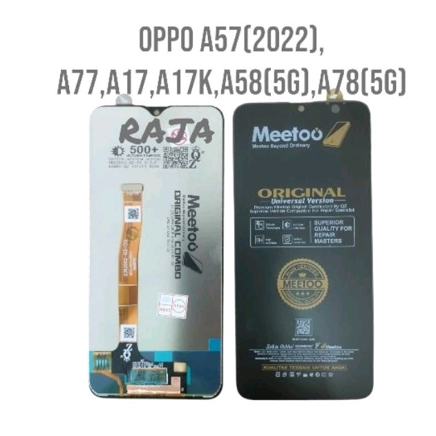 Jual LCD Meetoo Oppo A57(2022),A77,A17,A17K,A58(5G),A78(5G) LCD Meetoo ...
