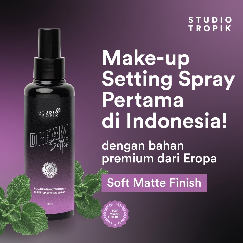 Jual Harga Max Studio Tropik DreamSetter 2 Pollution Protection Makeup Setting Spray | Shopee ...