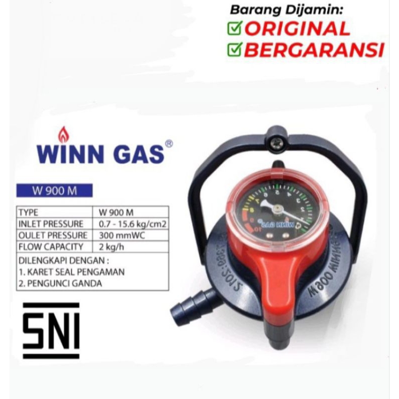 Jual REGULATOR WIN GAS W 900 METER REGULATOR KOMPOR GAS LPG | Shopee ...