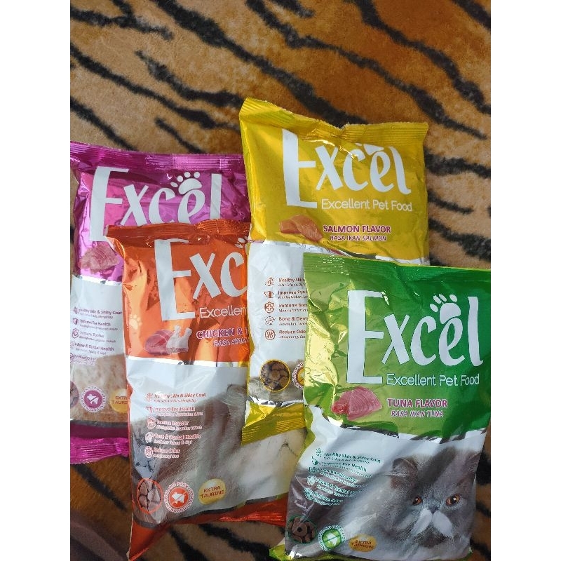 Jual Excel Pakan Kucing 500g 4 Varian Rasa | Shopee Indonesia