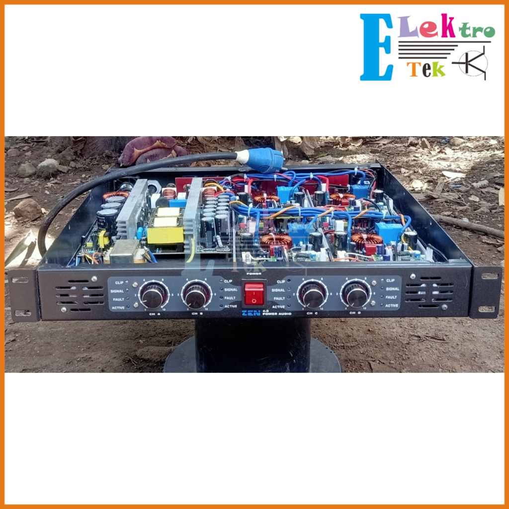 Jual POWER AMPLIFIER RAKITAN SIAP PAKAI CLASS D 4 channel 1U 4X800W REAL MURNI HIGH POWER ...
