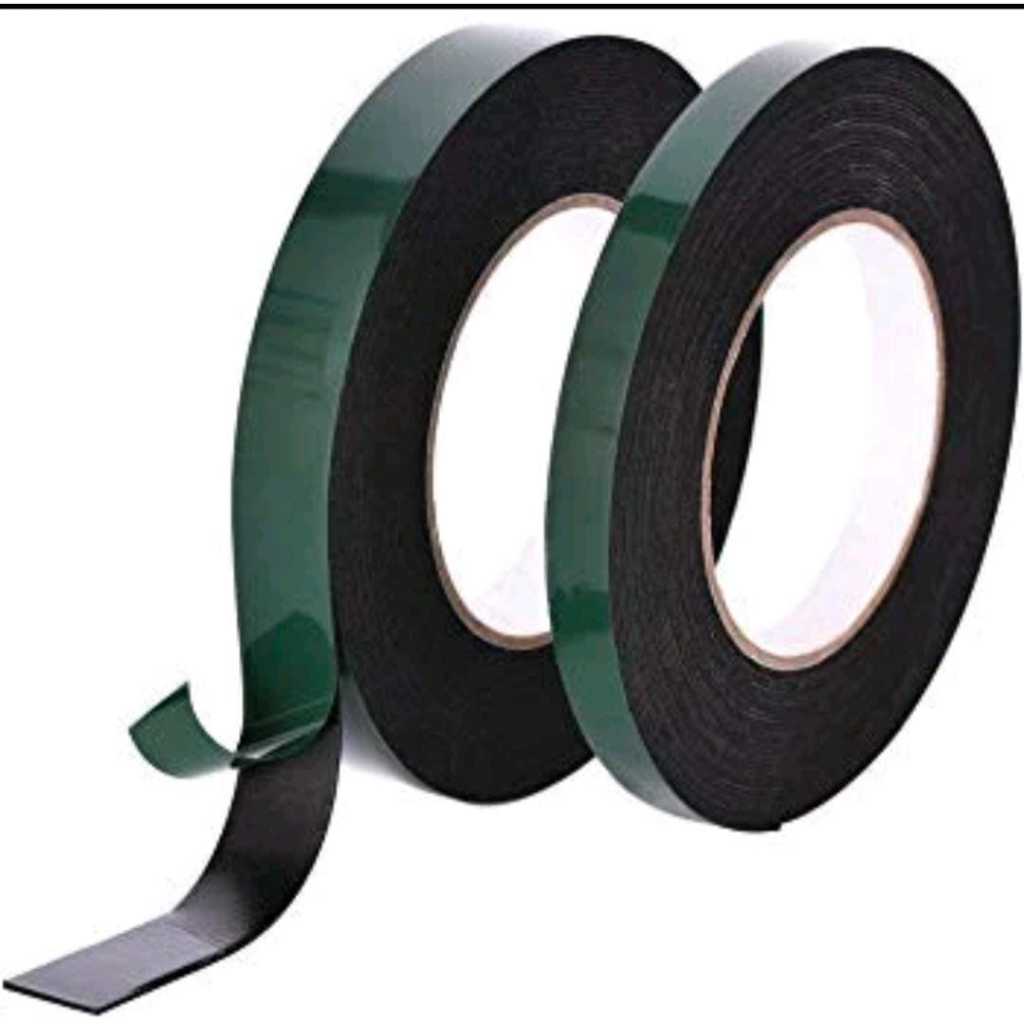 Jual Isolasi Double Tape Foam Nachi Busa Lakban Selotip Lakban Isolasi Hijau ( 12 Dan 24 mm ...