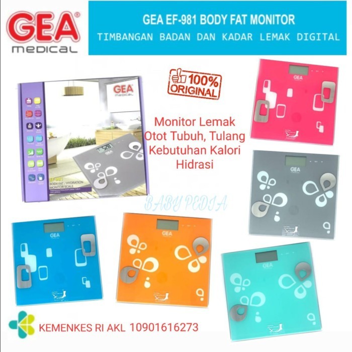 Jual Timbangan Digital GEA Body Fat EF 981 | Shopee Indonesia