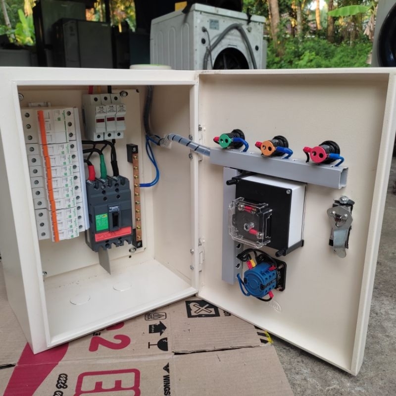 Jual panel instalasi listrik 3 fase 12 group pembagi | Shopee Indonesia