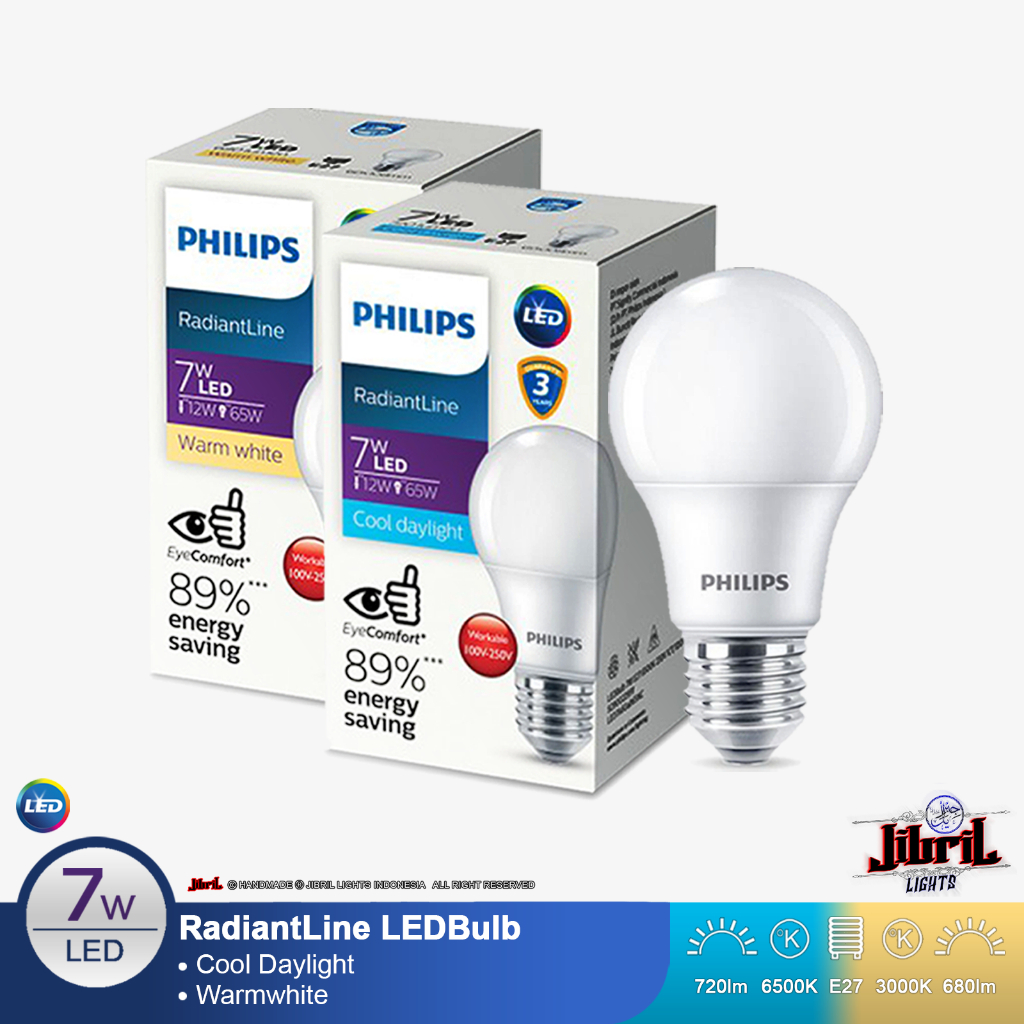 Jual Philips Radiantline LEDBulb 7W | Shopee Indonesia