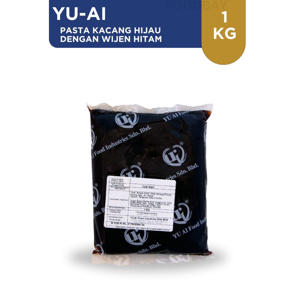 Jual YU-AI Filling Tausa WIJEN HITAM BLACK SESAME Paste ISIAN MOONCAKE ...