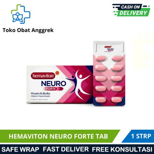 Jual HEMAVITON NEURO FORTE TAB/KESEHATAN SISTEM SARAF/SUPLEMEN ...