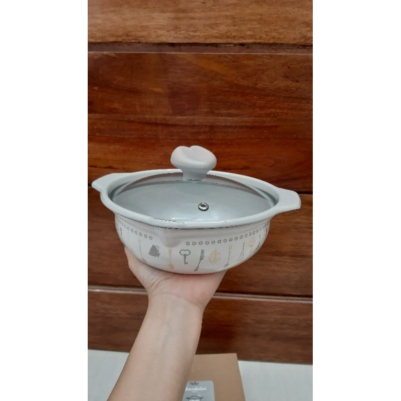 Jual Panci Enamel Chefina Mie Pot | Shopee Indonesia