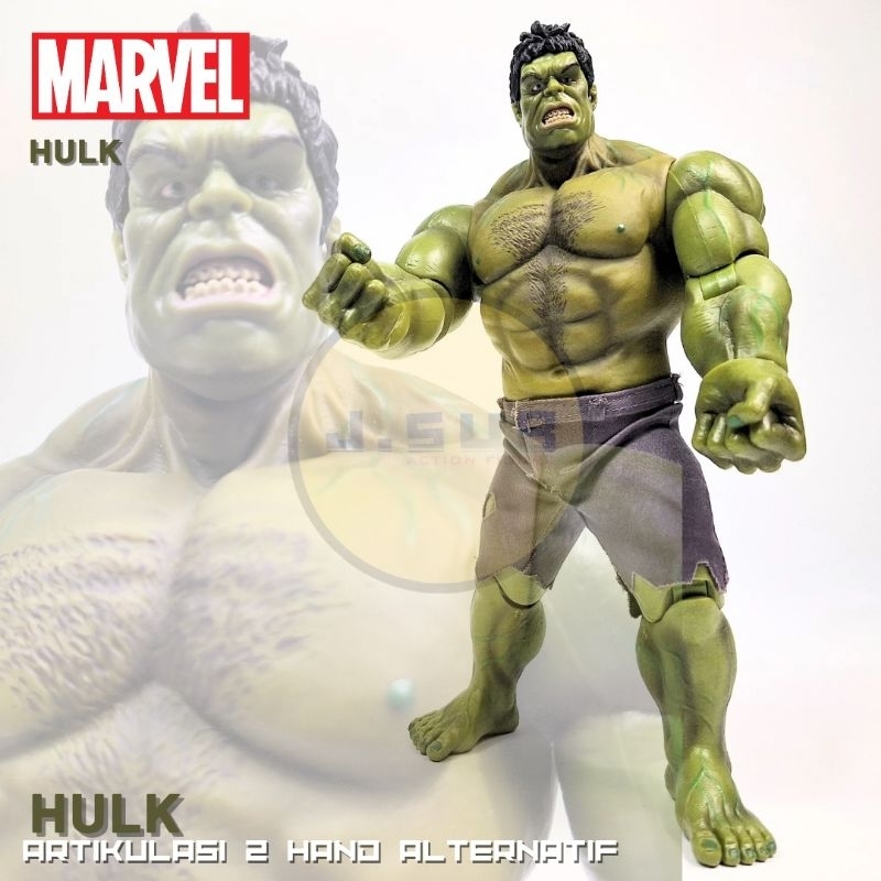 Jual Action Figure Hulk Statue Marvel Avengers Manusia Ijo Artikulasi ...