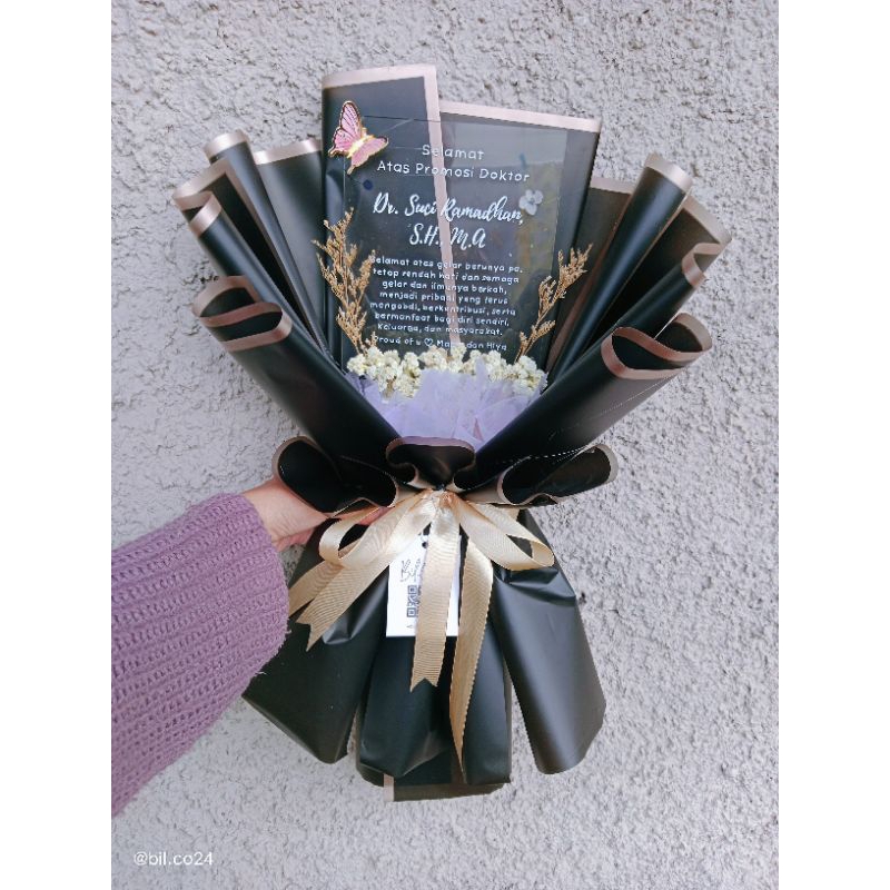 Jual HARI GURU BUKET BUNGA/BUKET AKRILIK CUSTOM/KADO NIKAH/KADO ULTAH ...