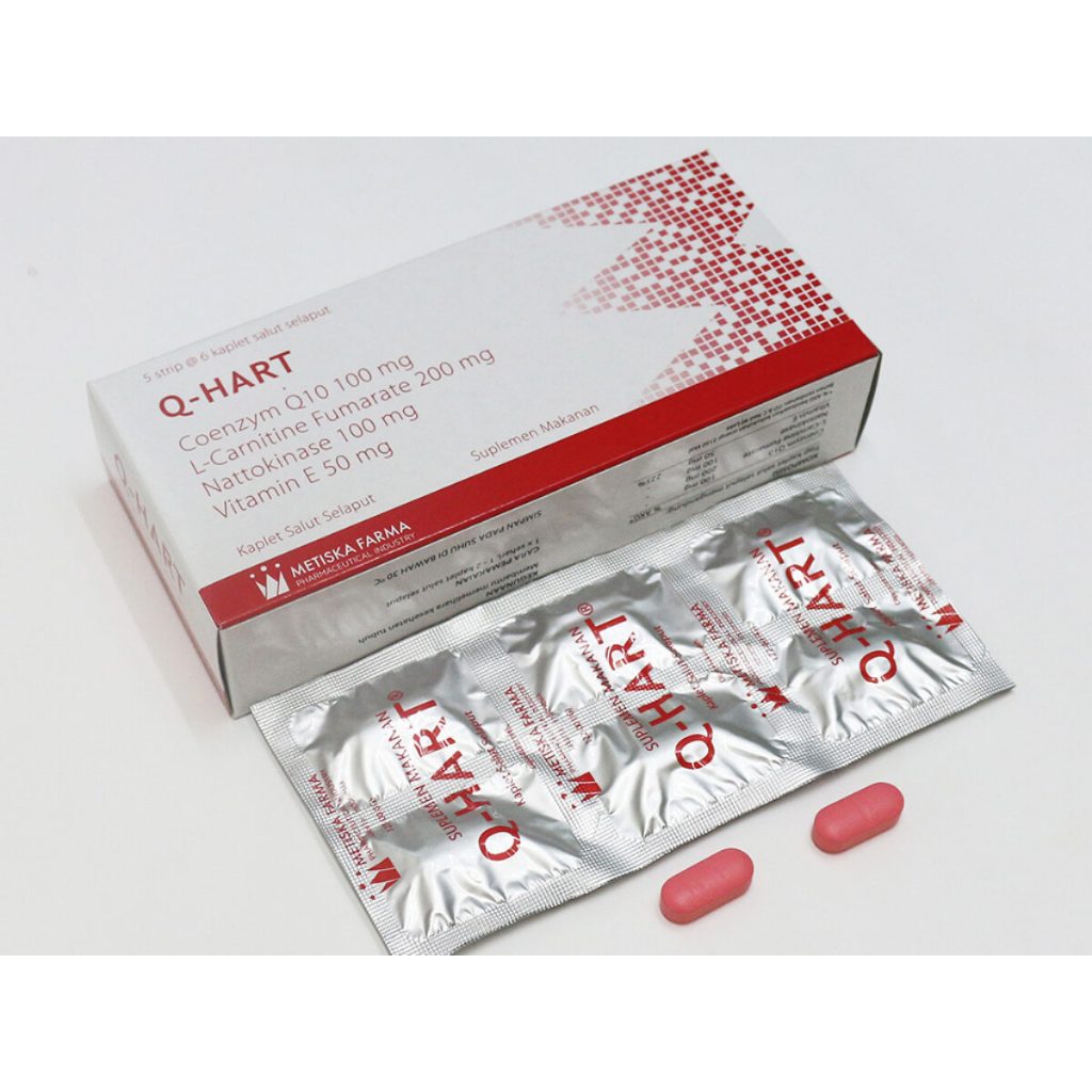 Jual QHART Q-HART BOX ISI 30 suplemen kesehatan jantung | Shopee Indonesia