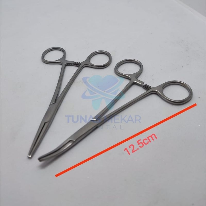 Jual Dental Klem Mosquito Lurus Bengkok Needle Holder | Shopee Indonesia
