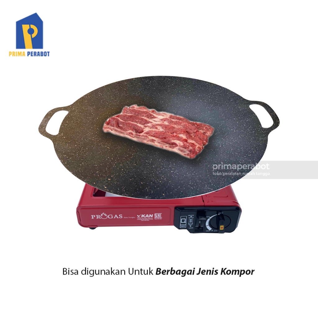 Jual Wajan Pemanggang Datar Baking Pan Bulat Pan Bakar Roti Martabak ...