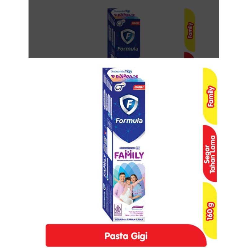 Jual Formula odol twinpack isi 2 x 160 gram / formula family 160 gram ...