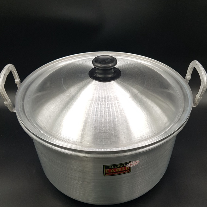 Jual Panci Stainless Steel Ukuran 26 - 40 Cm / Panci Masak Non Sarangan ...