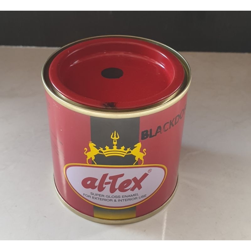 Jual Cat kayu dan besi altex hitam dof berat netto 200 gram | Shopee ...