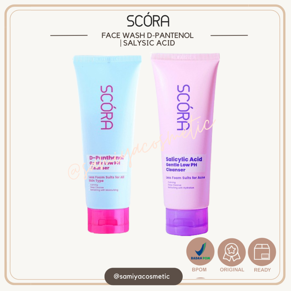 Jual Scora Face Wash D-Panthenol Gentle Sabun Cuci Sensitive Skin ...