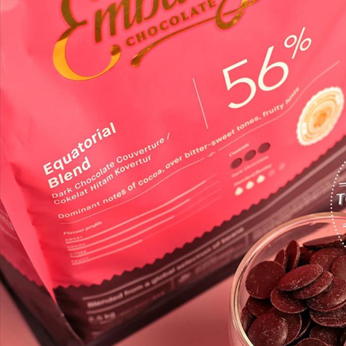Jual Tulip Embassy Chocolate - Equatorial Blend 56% 500gr Dark ...