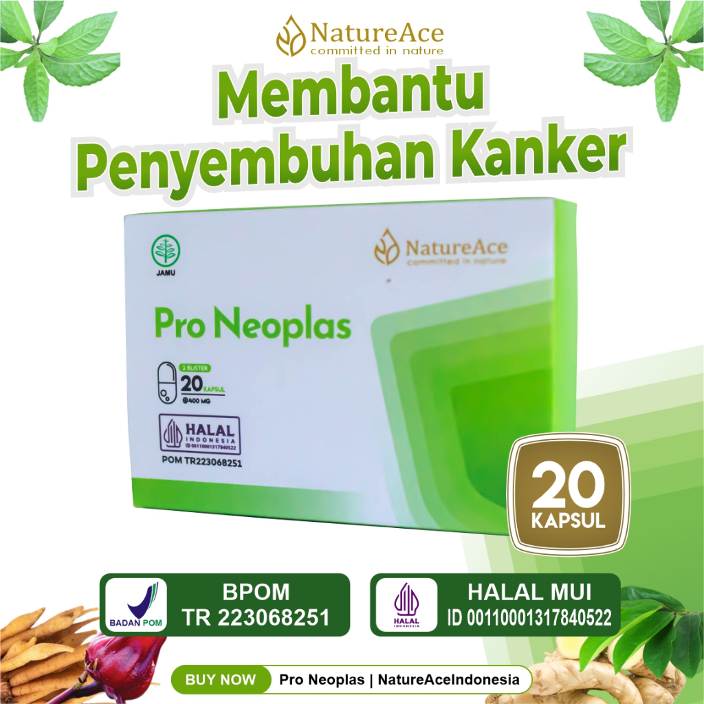 Jual Nature Ace Pro Neoplas Obat Kanker Tumor Amandel Benjolan Payudara ...