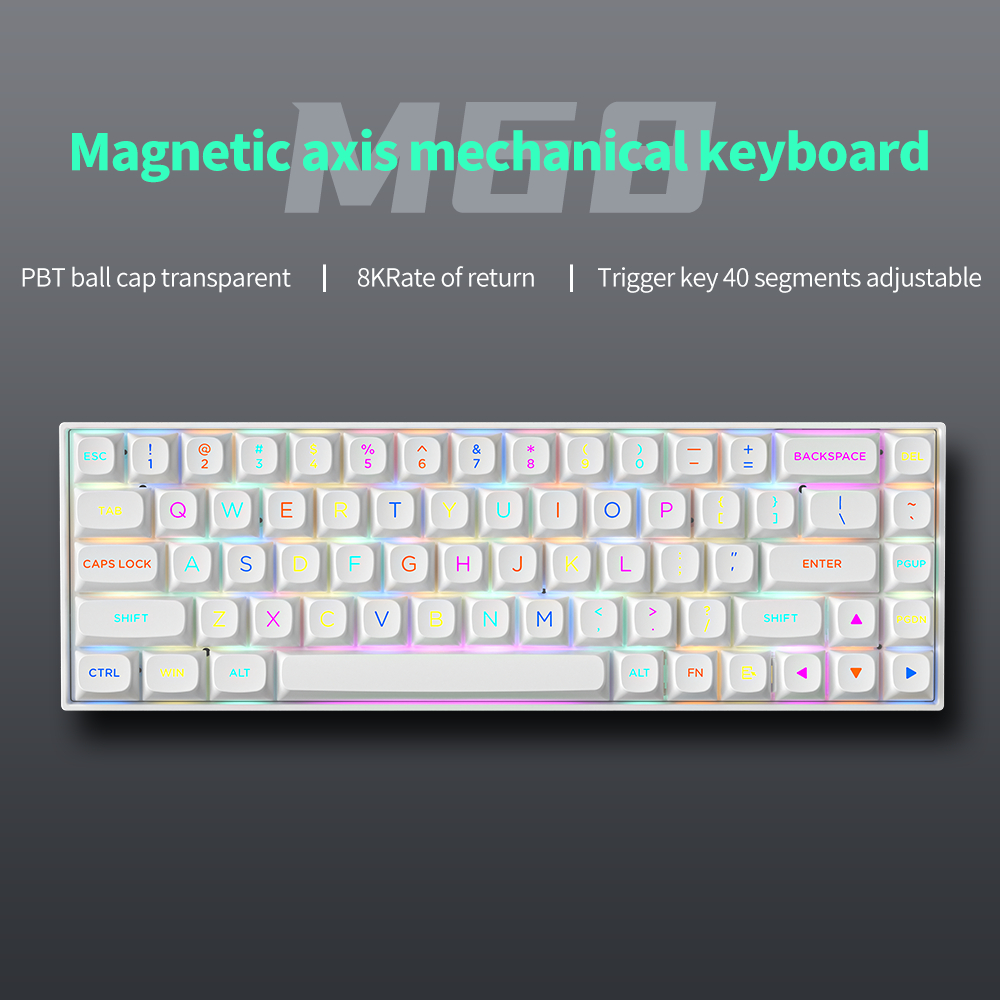 Jual ZIFRIEND M68 Magnetic Rapid Trigger Mechanical Keyboard | Shopee ...