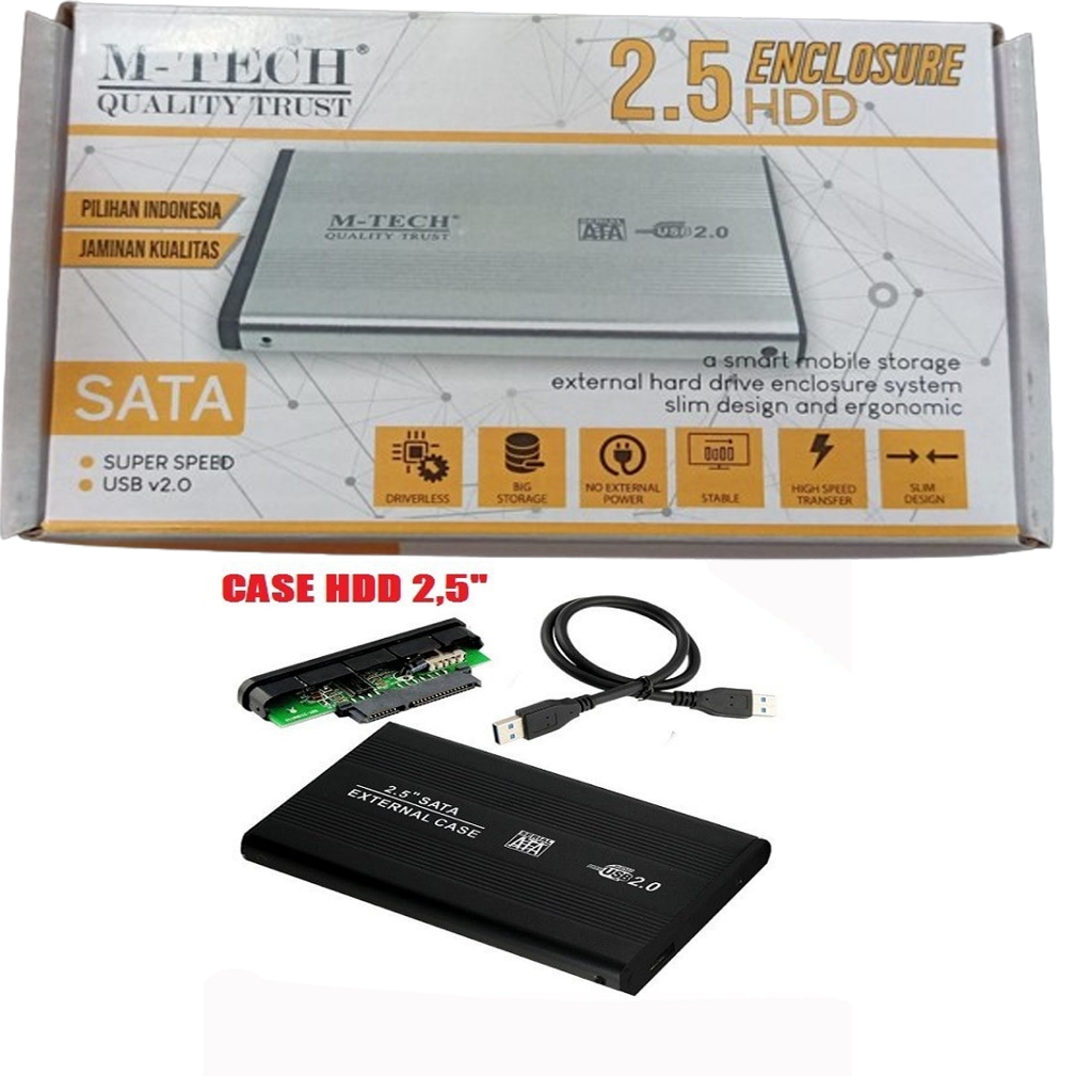 Jual Casing HDD Hardisk 2.5 Inch SATA internal Case USB 2.0. Hardisk ...