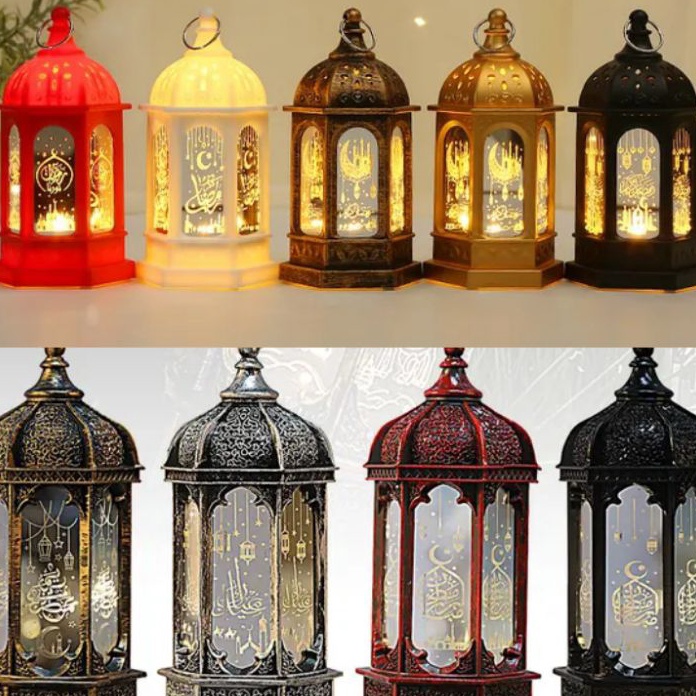 Jual Terbaru 33 Lentera Lampu Led Muslim Hiasan Idul Fitri Ornamen ...