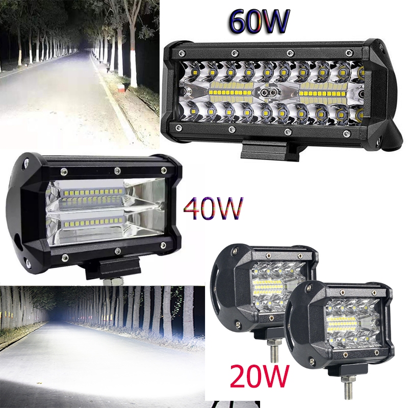 Jual Lampu Tembak Sorot LED Bar CWL 20/24/40 Titik Mata 120 Watt Motor ...