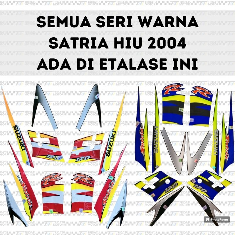 Jual STRIPING SUZUKI SATRIA HIU LSCM MALAYSIA 2004 2005 STICKER LIS ...