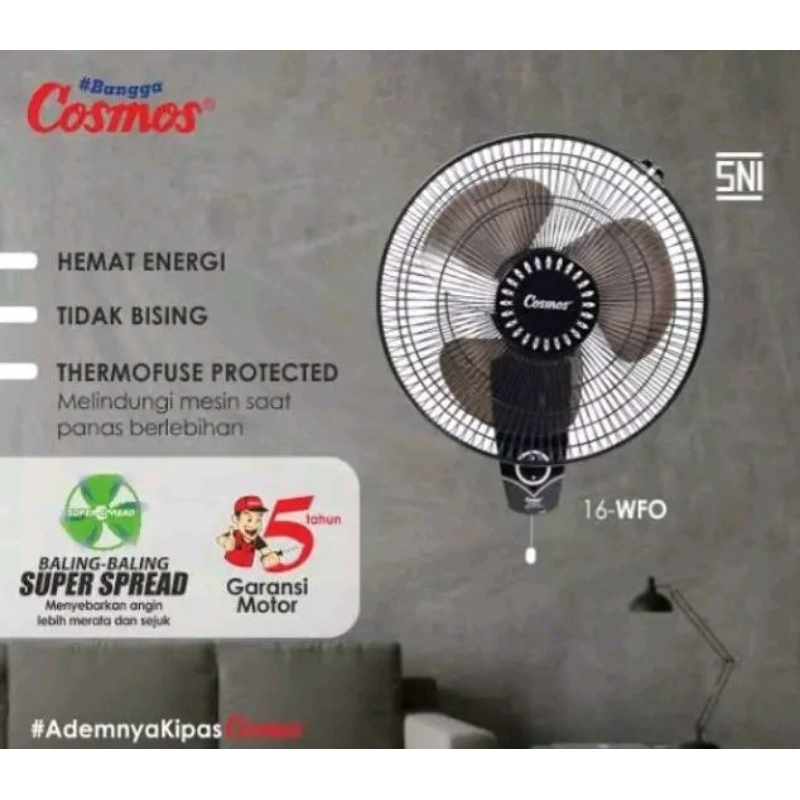Jual Cosmos Kipas Angin Wall Fan 16-WFO - Kipas Dinding Cosmos 16WFO ...