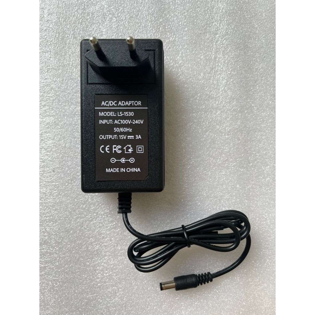 Jual AC DC ADAPTER 15V 3A MODEL : LS-1530 | Shopee Indonesia