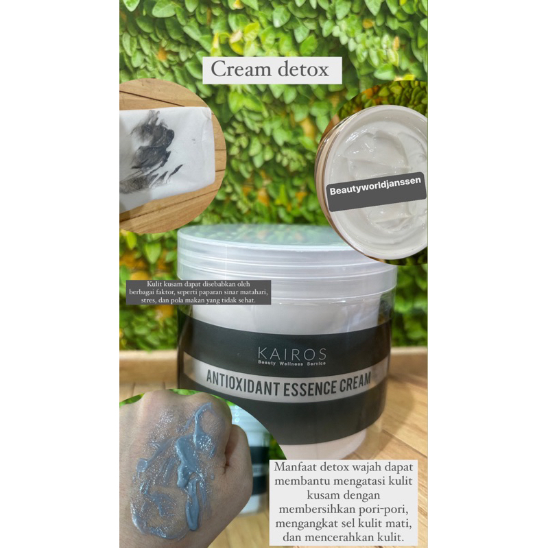 Jual KAIROS- Cream Detox Wajah {K.Antioxidant Es. Cream} 300G | Shopee ...
