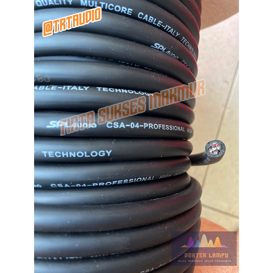 Jual Kabel SPL Audio Cable Snake CSA-04 Hitam Eceran PerROLL | Shopee ...
