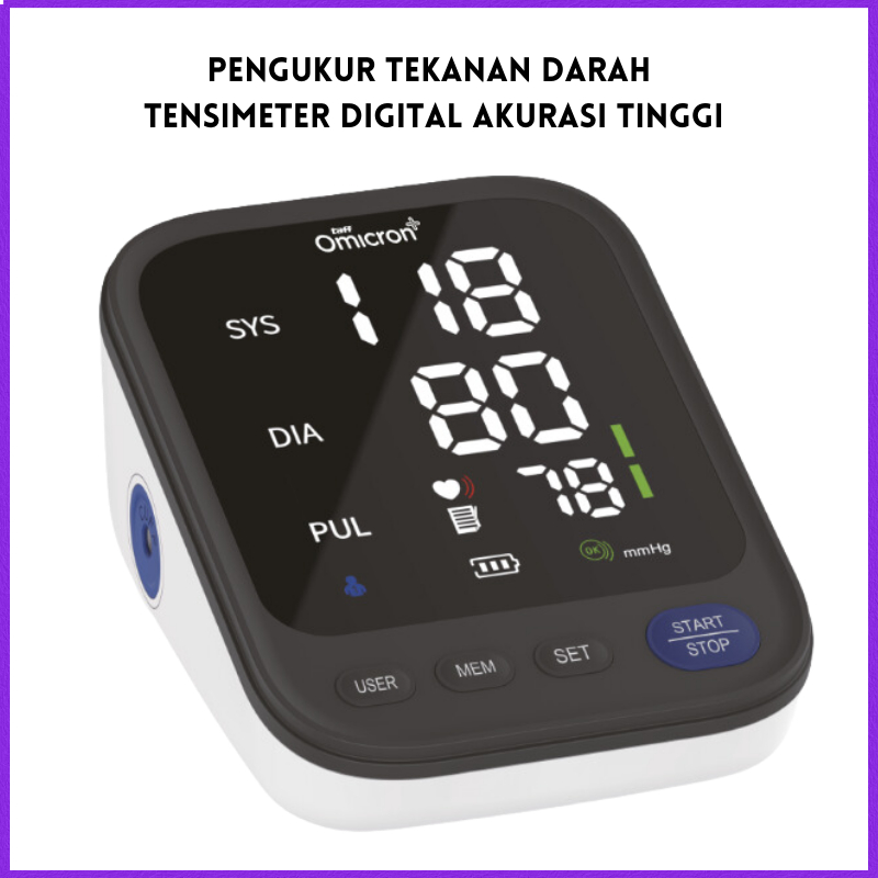 Jual COD TaffOmicron Pengukur Tekanan Darah Tensimeter Digital Akurasi ...