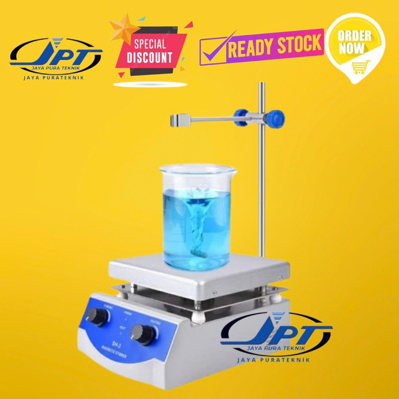 Jual Hot Plate Magnetic Stirre SH-2 Magnet Stirer Pemutar Lab Hotplate ...