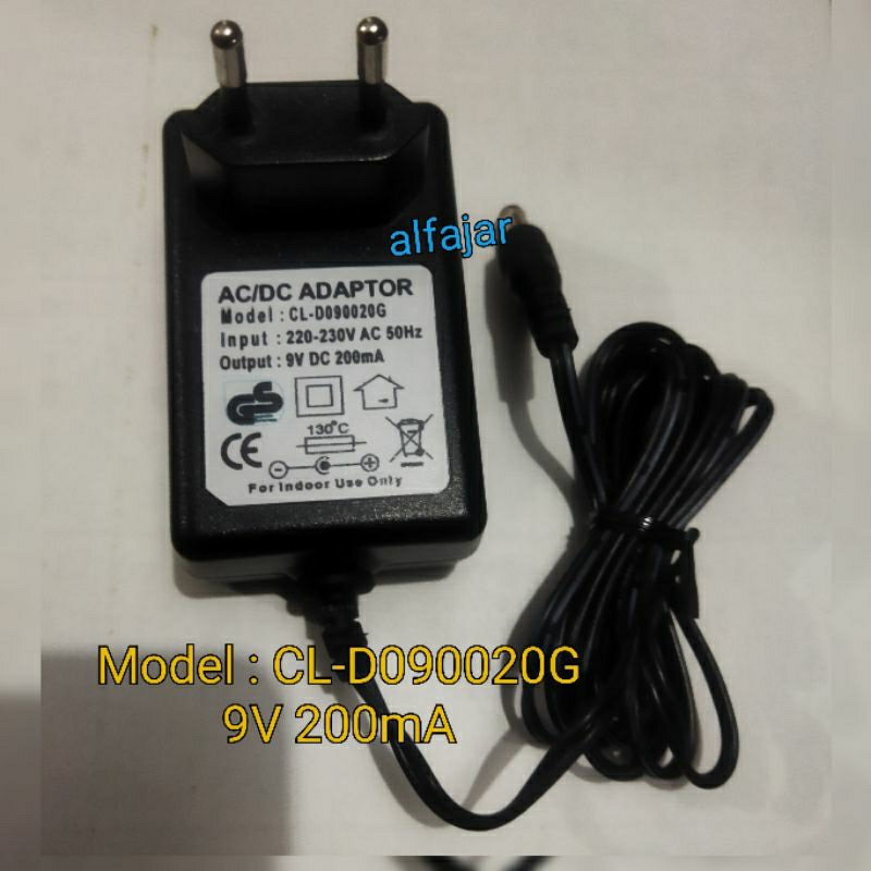 Jual Charger Adaptor 9V Buat Fisioterapi Stimulator Tens EMS hwato sdz ...