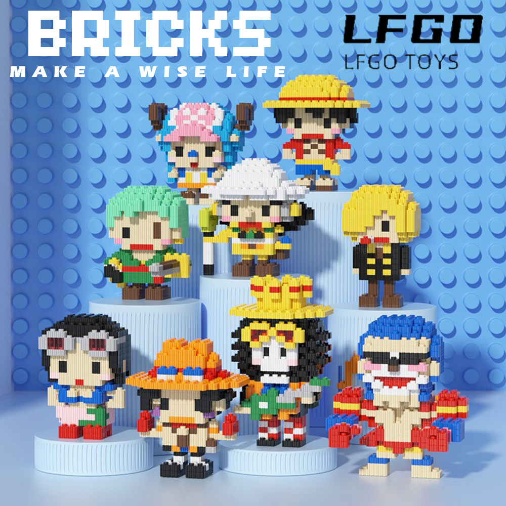 Jual Nano Block ONE PIECE Series Mainan Balok Susun Edukasi Anak DIY ...